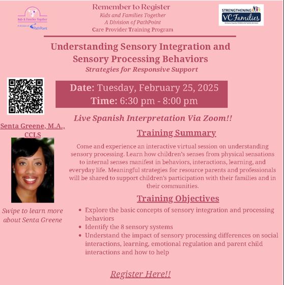 Understanding Sensory Integration & Sensory Processing Behaviors | Strengthening VC Families